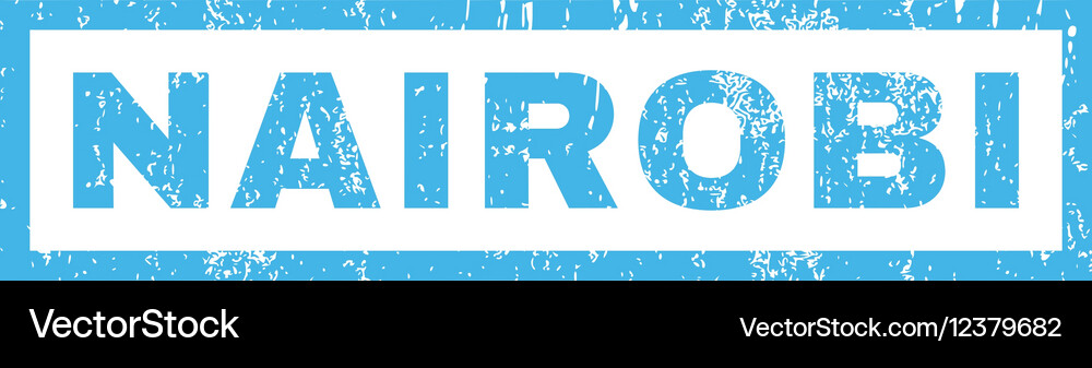 Nairobi rubber stamp Royalty Free Vector Image