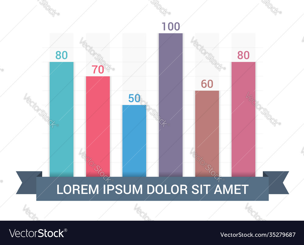 Bar graph Royalty Free Vector Image - VectorStock