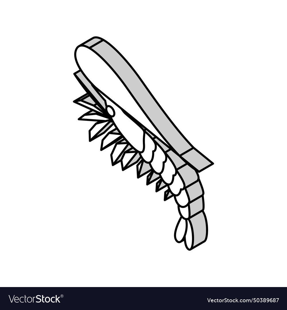 White leg shrimp isometric icon Royalty Free Vector Image White leg shrimp isometric icon Royalty Free Vector Image