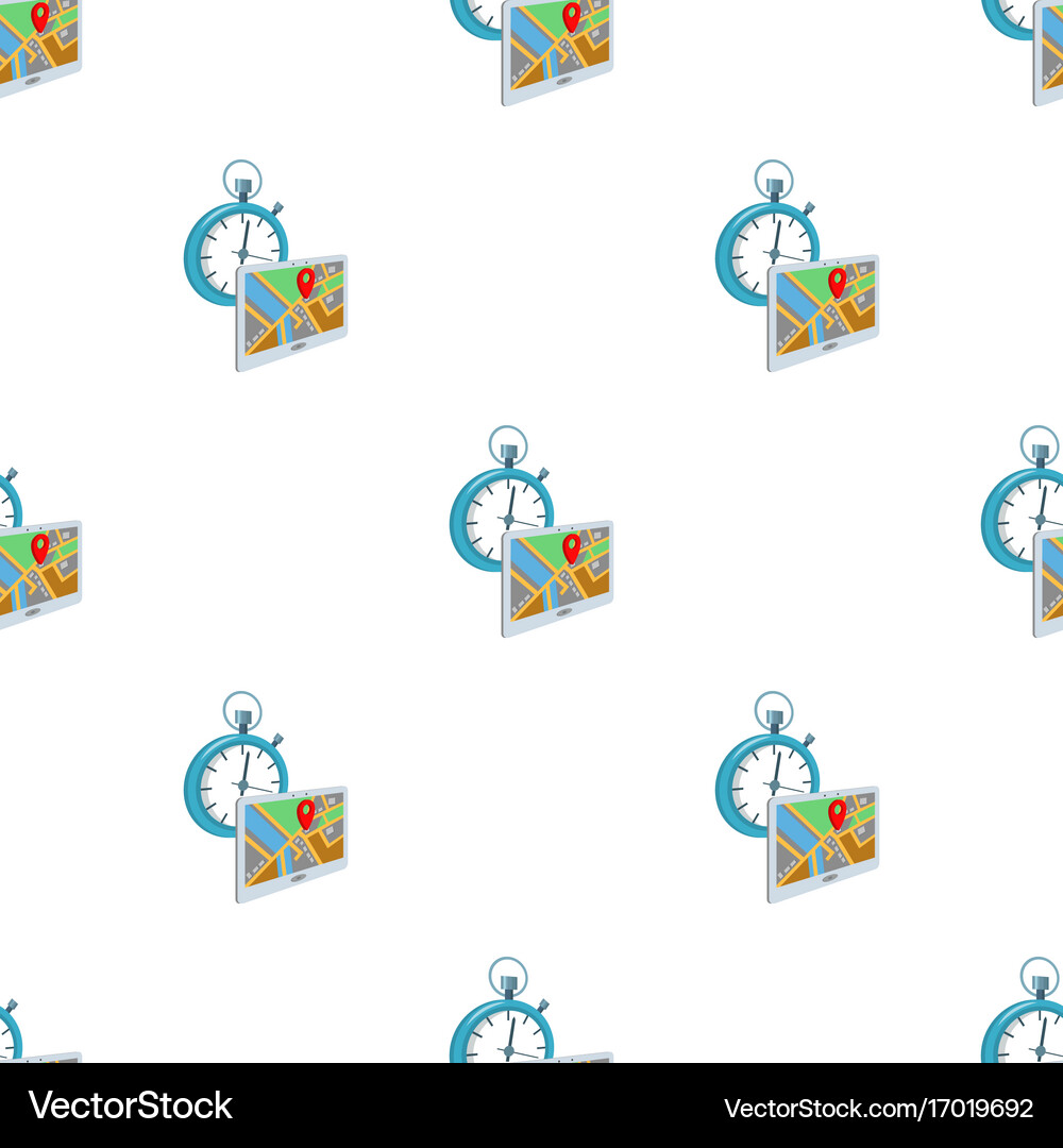 Delivery on time to destination logistics and Vector Image