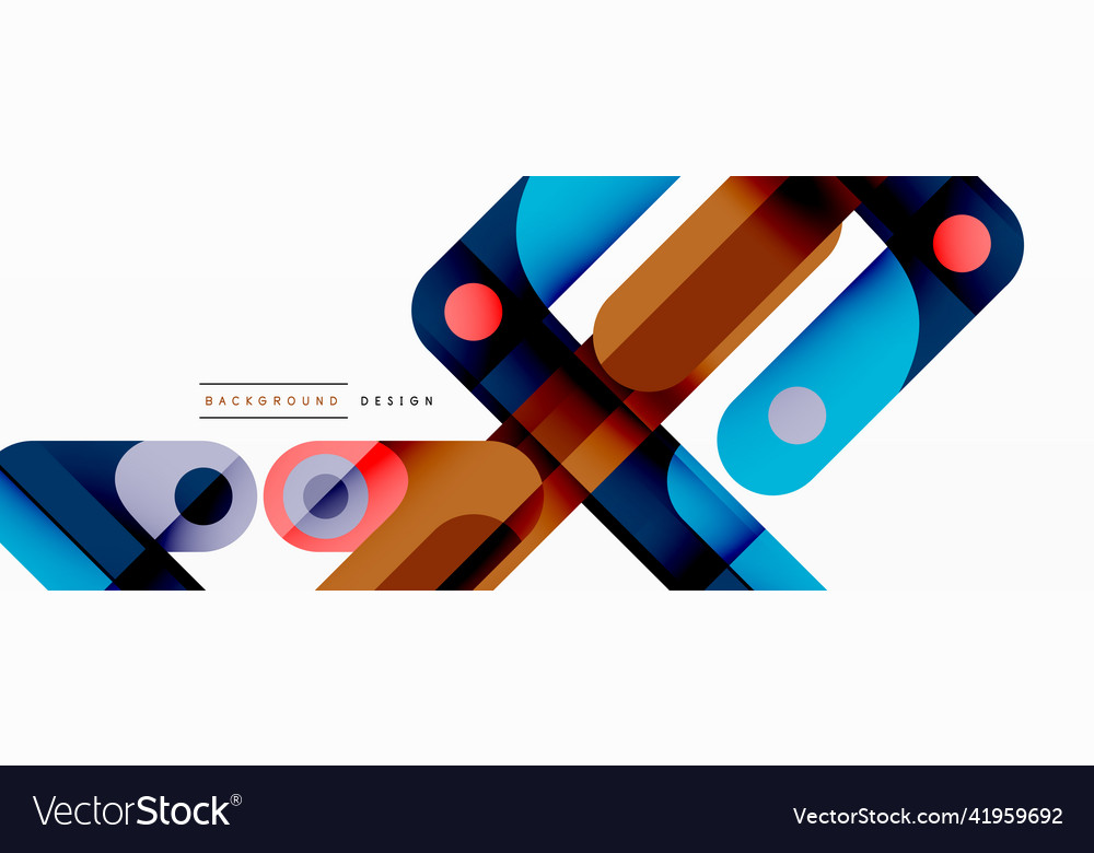 Lines geometric creative abstract background Vector Image