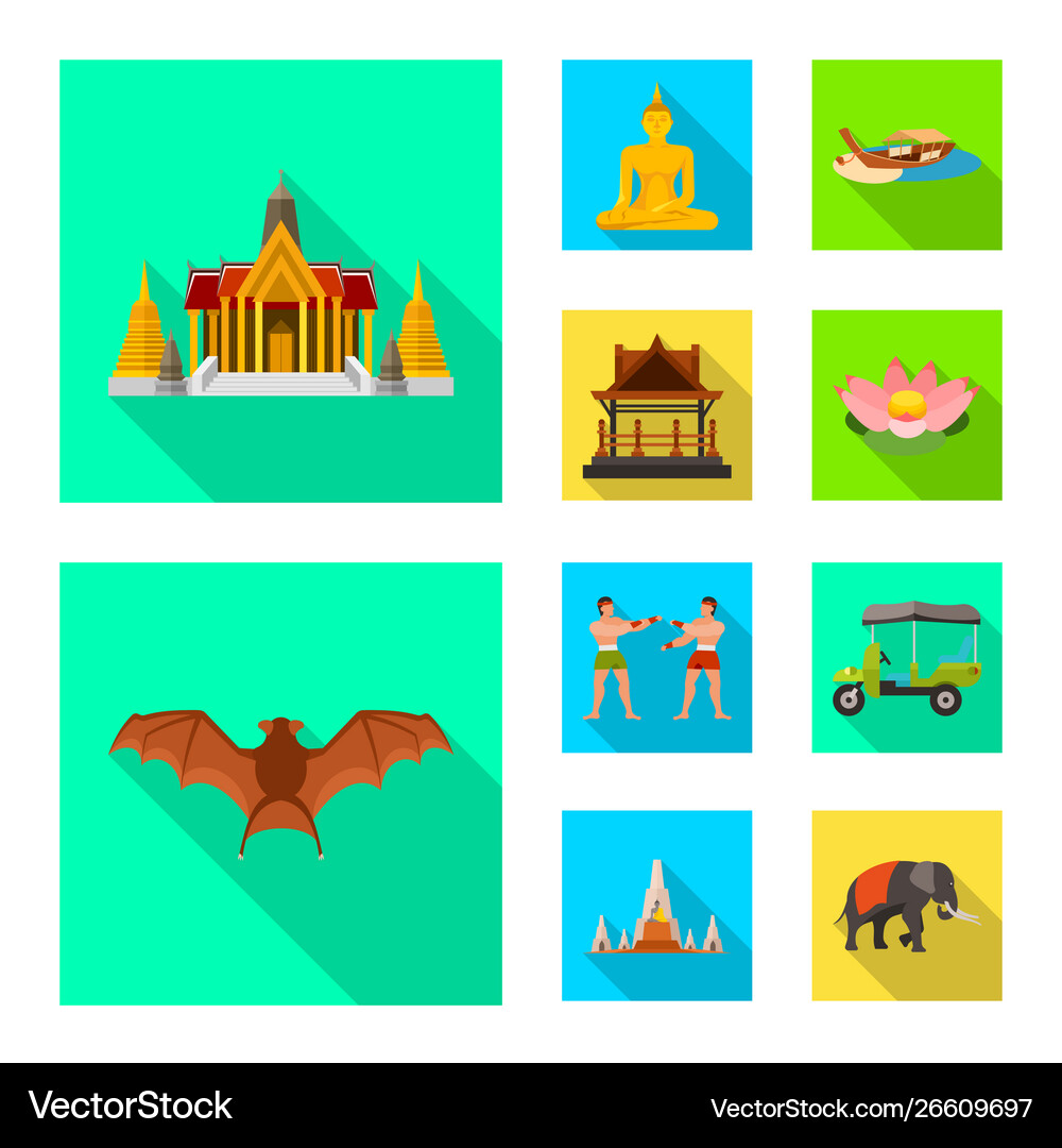 Design journey and exotic symbol set Royalty Free Vector