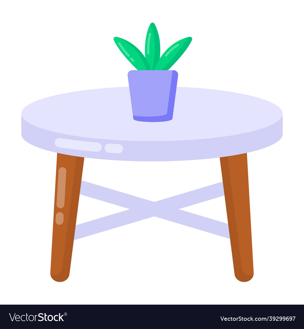 End table Royalty Free Vector Image - VectorStock