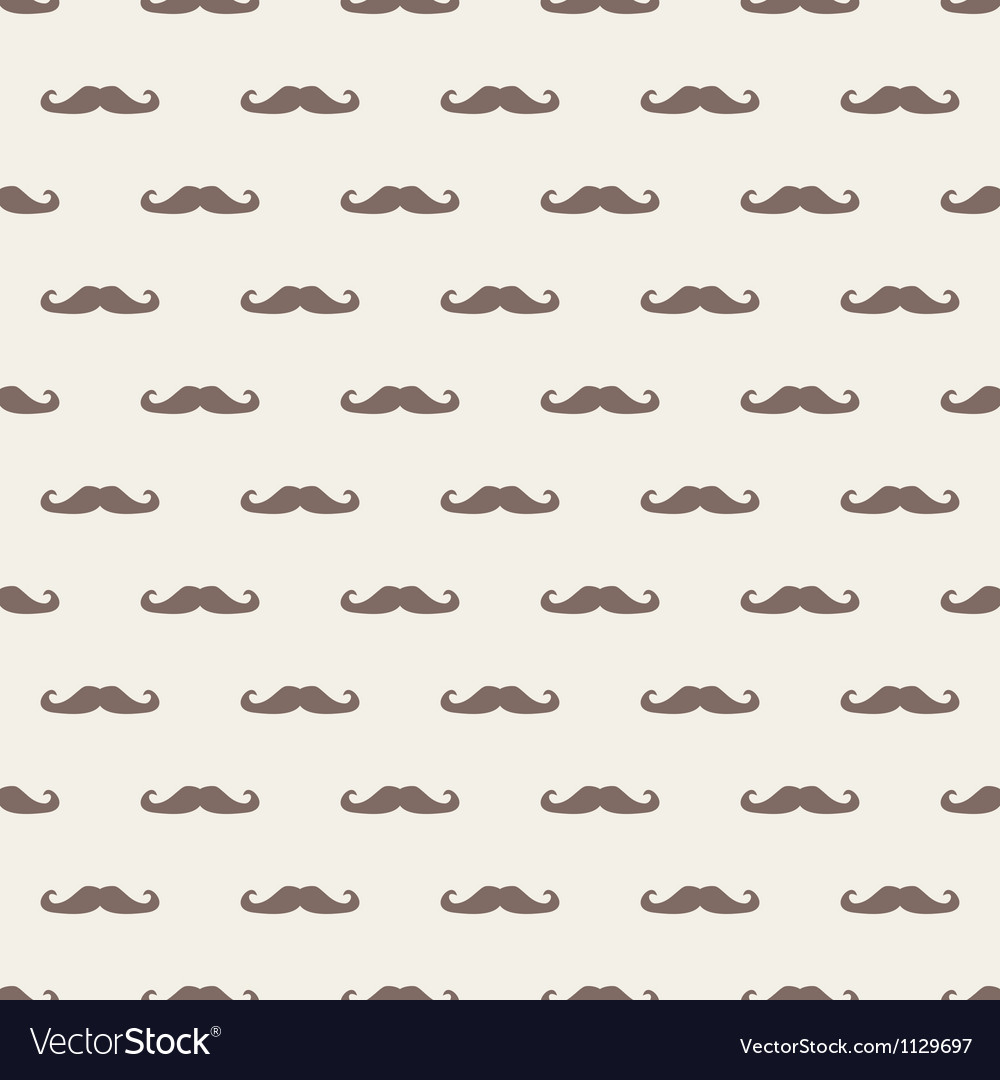 Mustache Pattern Background