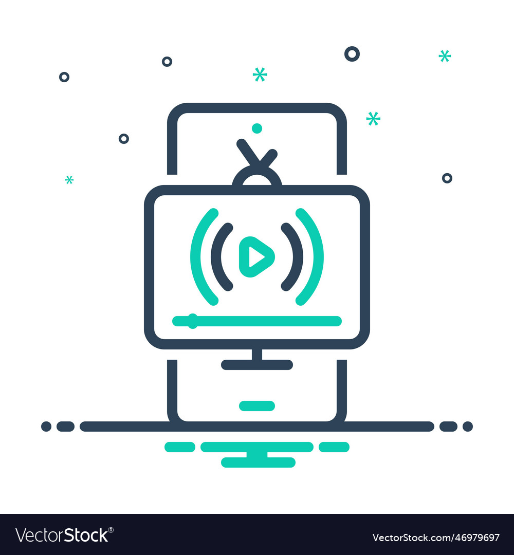 Stream Royalty Free Vector Image - VectorStock Stream Royalty Free Vector Image - VectorStock