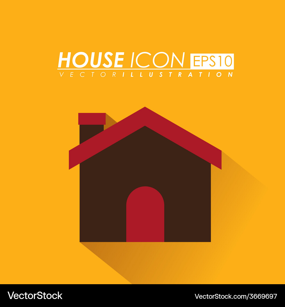 Symbol design over yellow background Royalty Free Vector