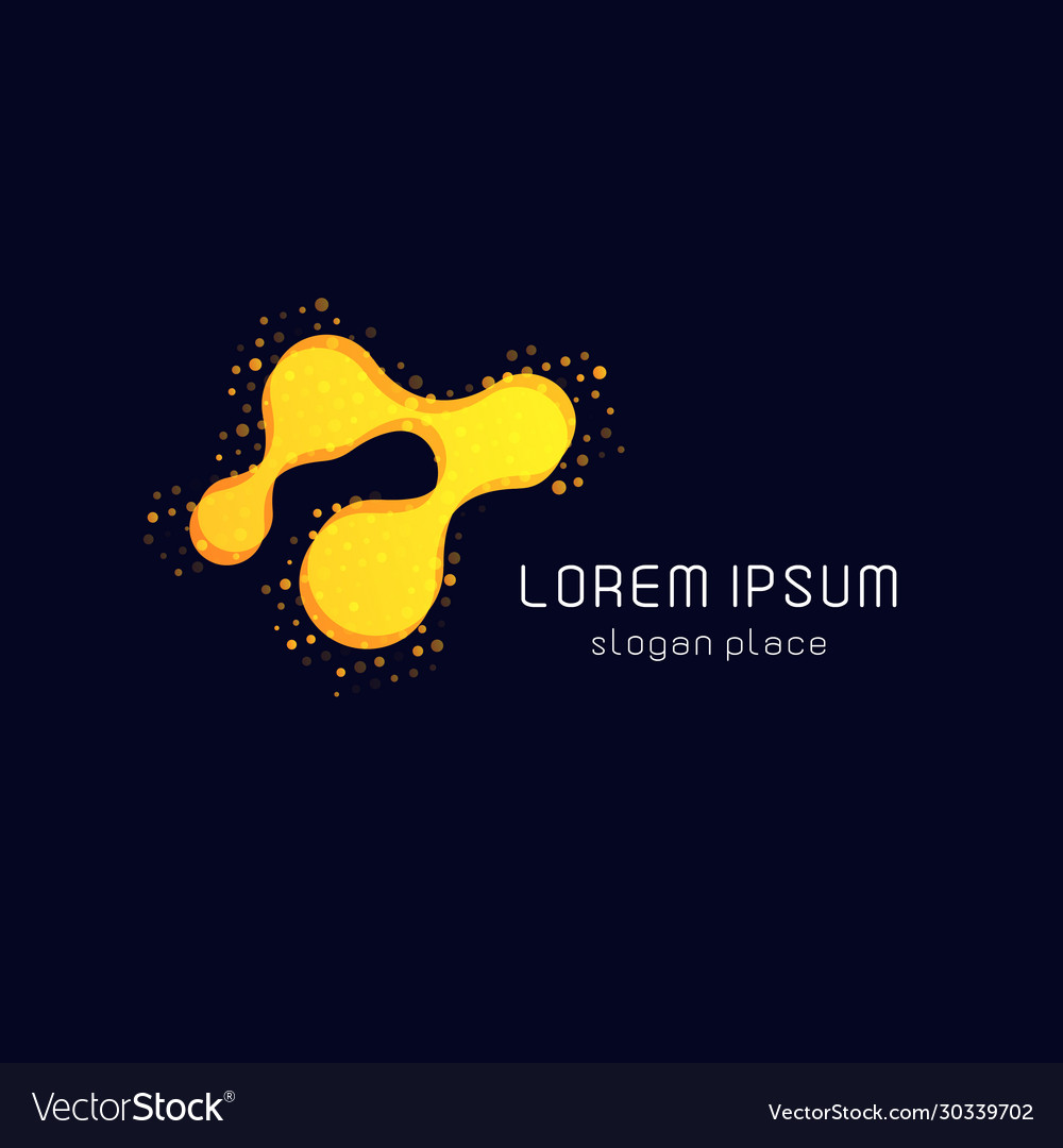 Abstract Molecules Design Royalty Free Vector Image
