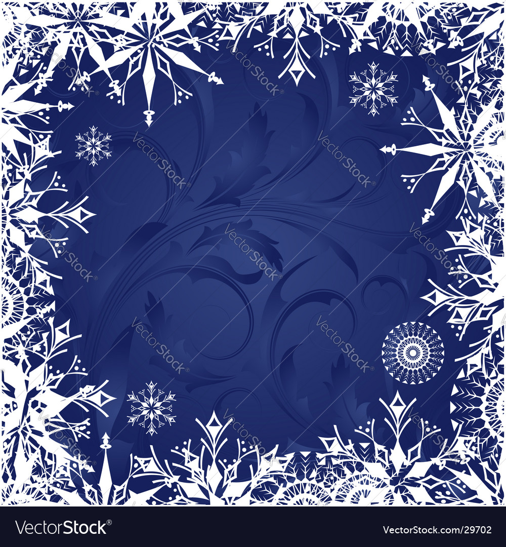 Frosty patterns Royalty Free Vector Image - VectorStock