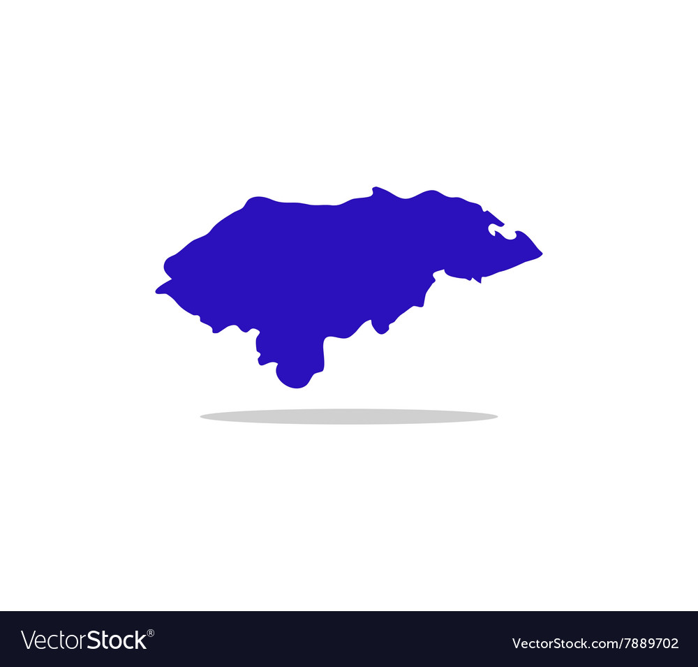 Map honduras Royalty Free Vector Image - VectorStock