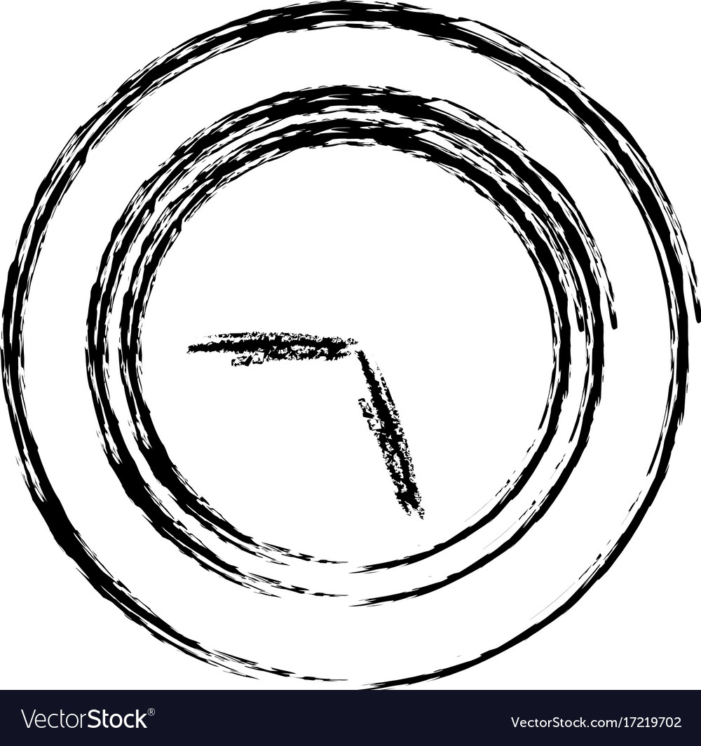 Time clock symbol Royalty Free Vector Image - VectorStock