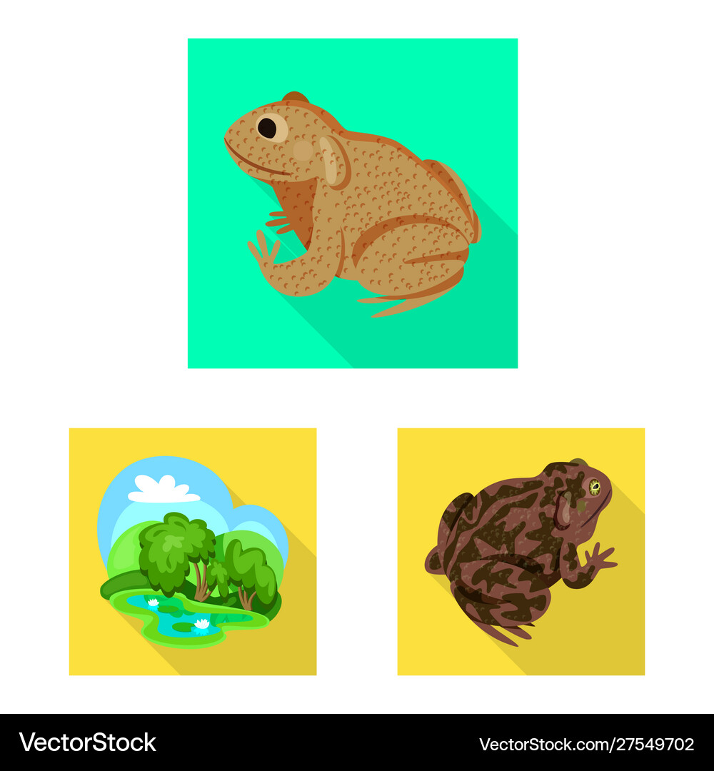 Wildlife and bog logo Royalty Free Vector Image