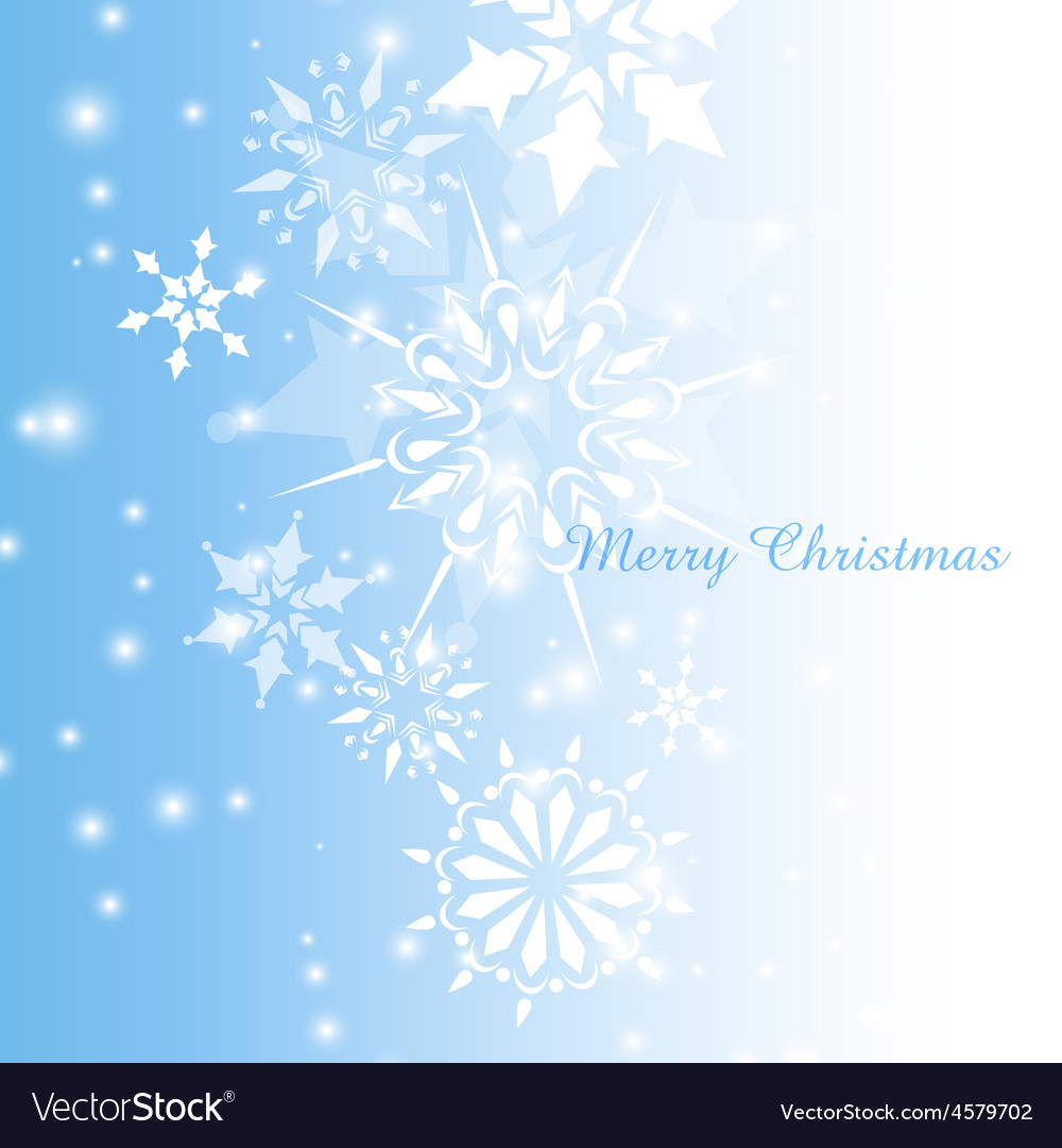 Winter flakes Royalty Free Vector Image - VectorStock