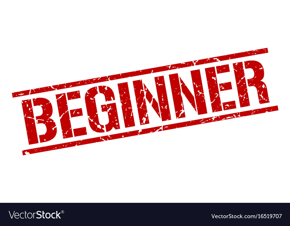 Beginner stamp Royalty Free Vector Image - VectorStock