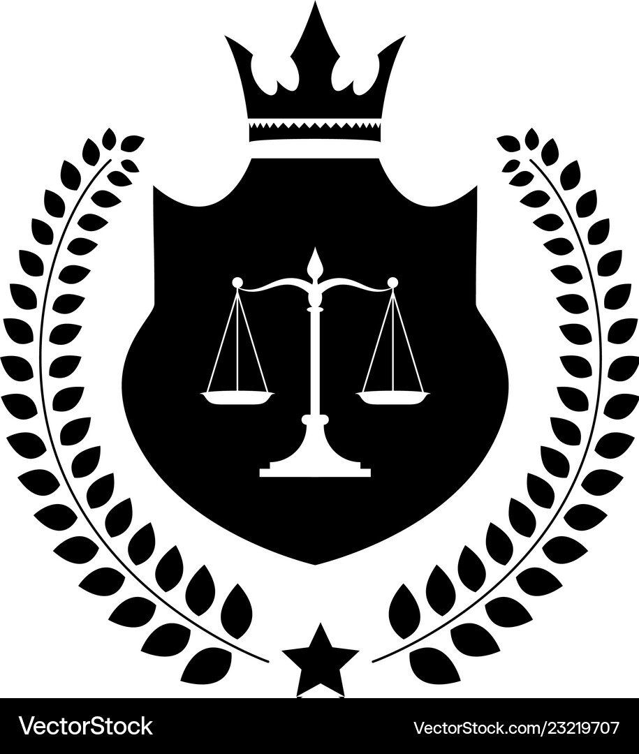 Law firm logo Royalty Free Vector Image - VectorStock