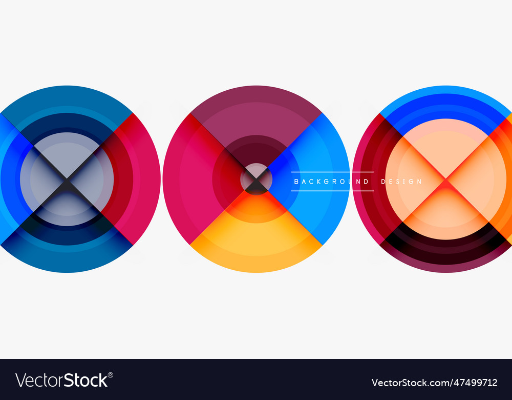 Circle pattern background abstract backgrounds Vector Image