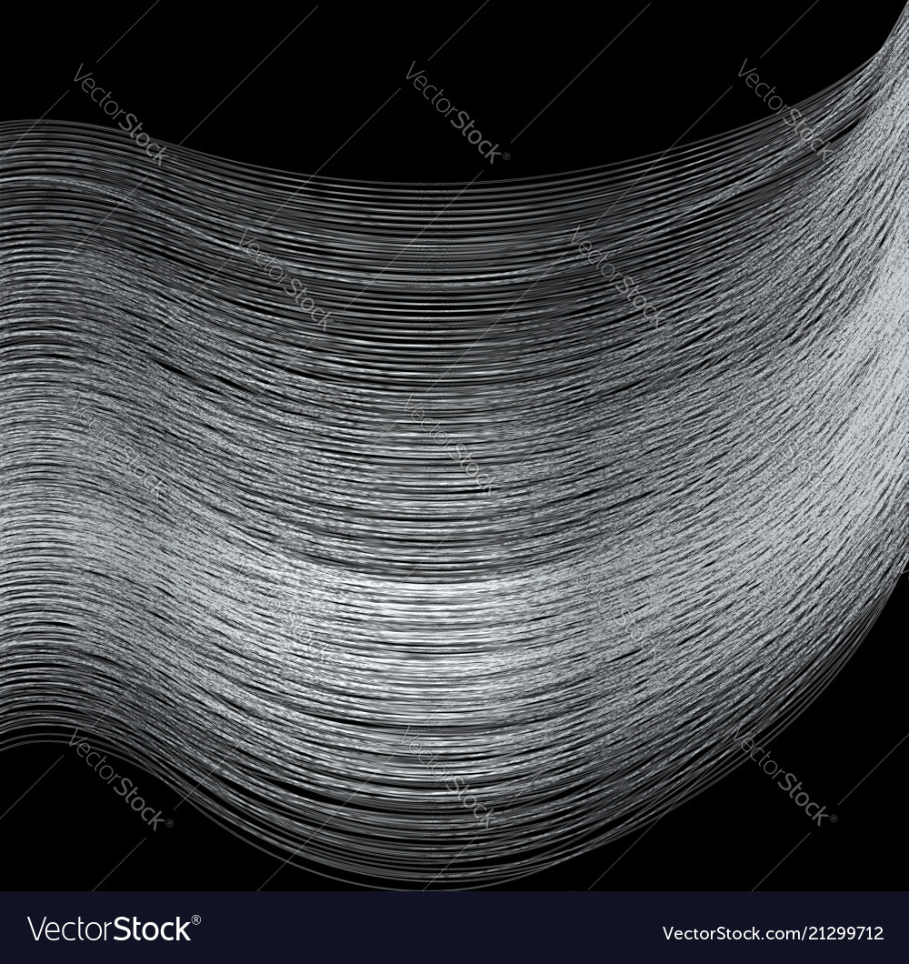 Fine silver thread Royalty Free Vector Image - VectorStock