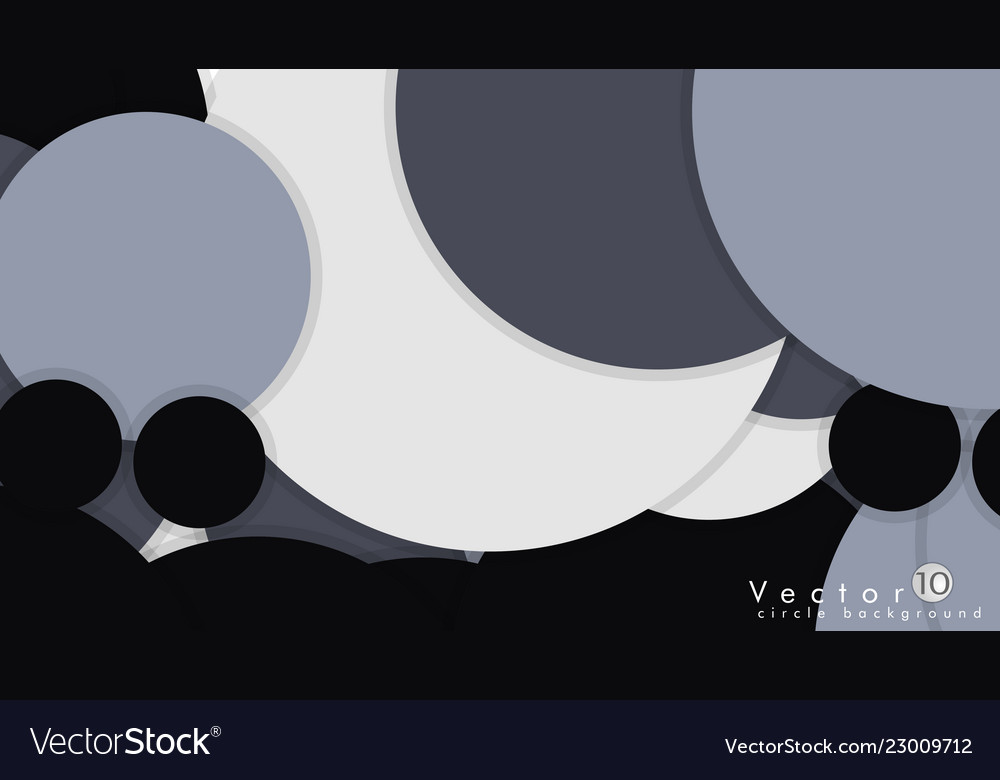 Simple and colorful circles background design Vector Image