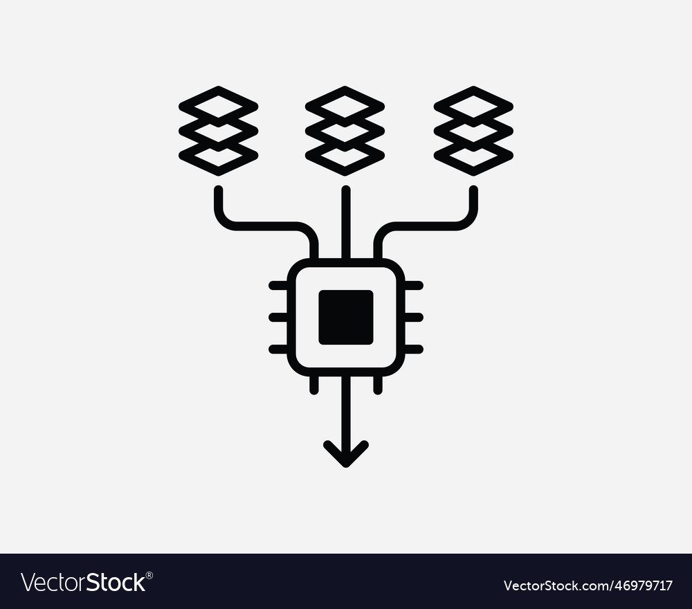 Ai data input icon Royalty Free Vector Image - VectorStock Ai data input icon Royalty Free Vector Image - VectorStock