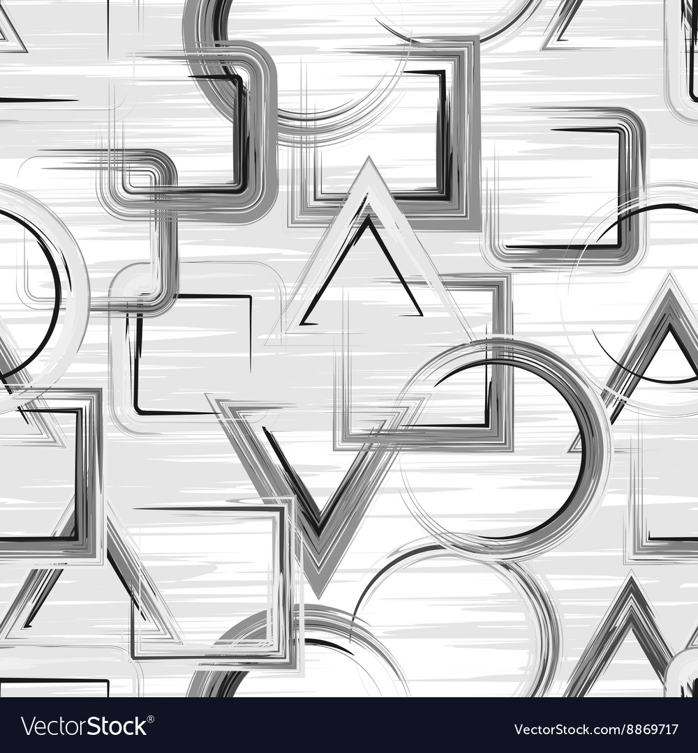 Grunge seamless pattern with hand drawn paint Vector Image