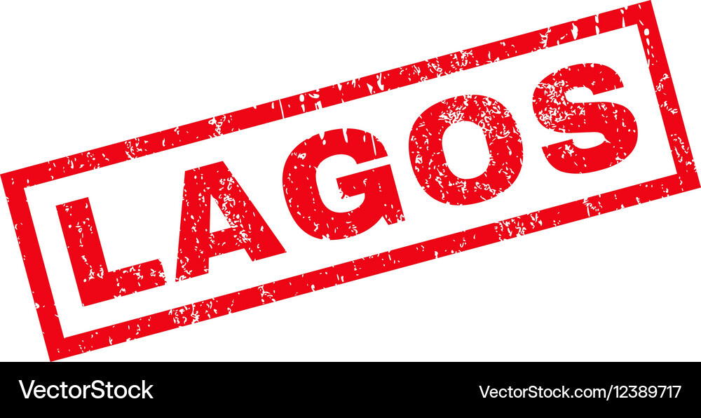 Lagos rubber stamp Royalty Free Vector Image - VectorStock
