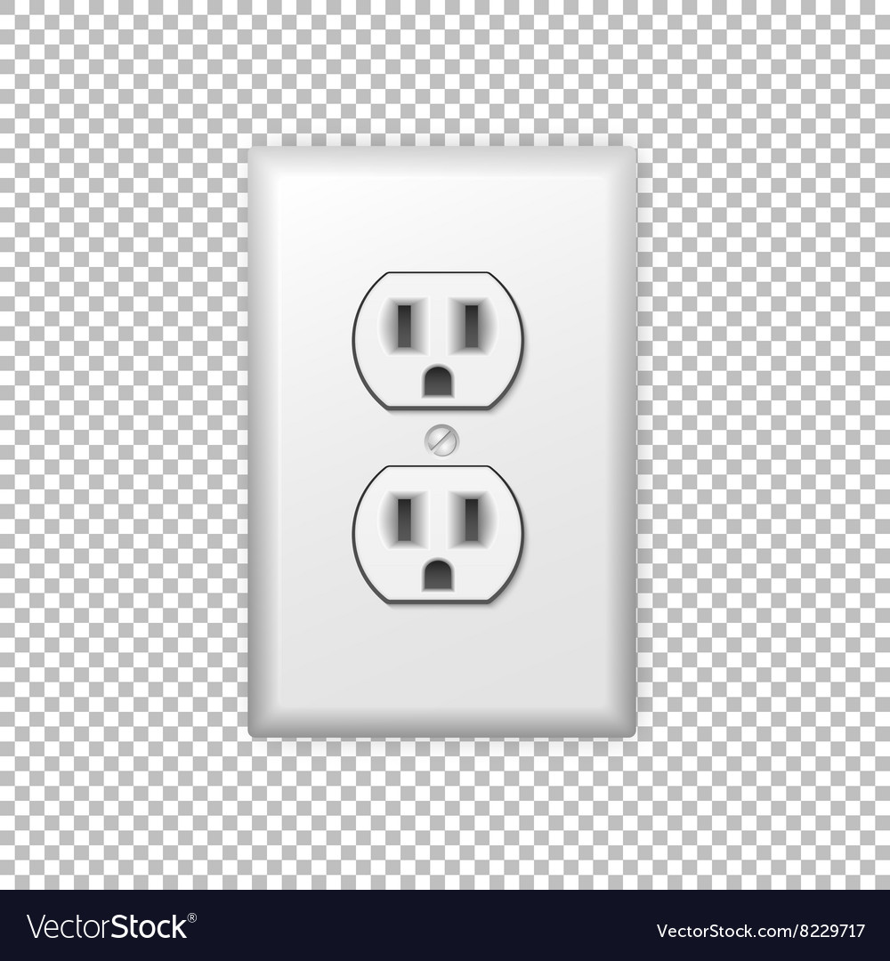 Power socket Royalty Free Vector Image - VectorStock