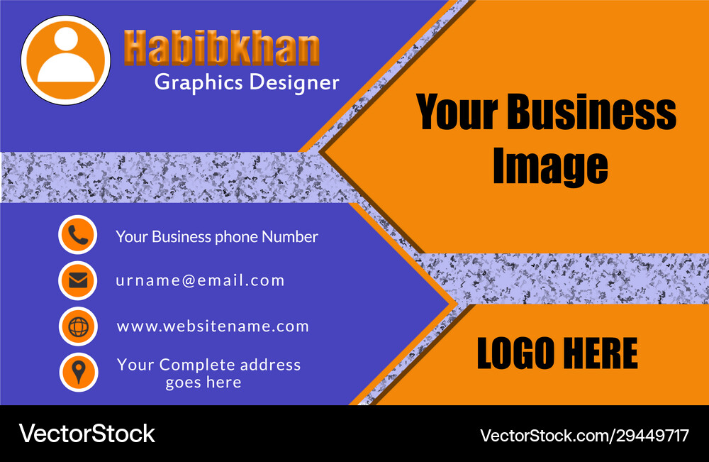 Premium business card design background Royalty Free Vector