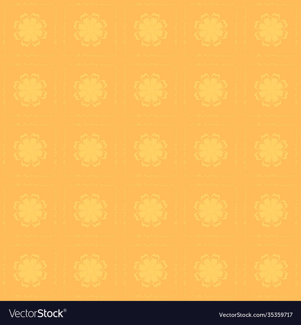 Seamless pattern orange background Royalty Free Vector Image