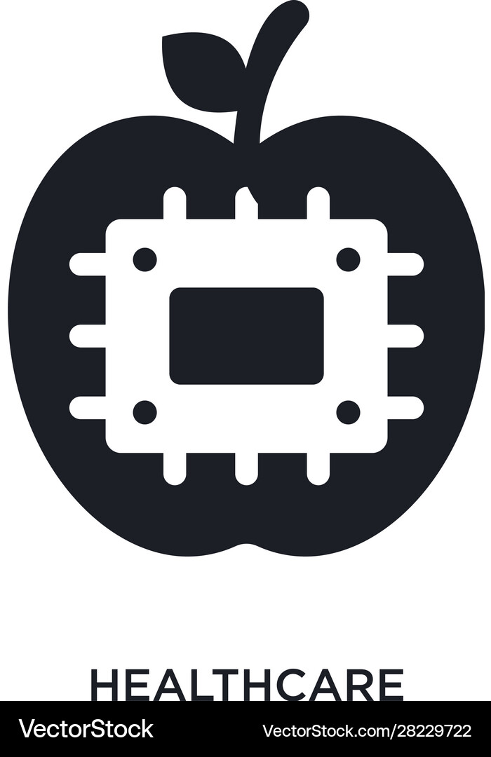 Healthcare isolated icon simple element from Vector Image
