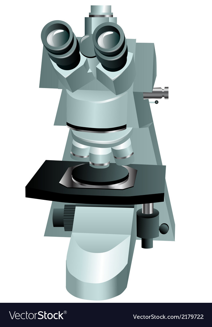 Laboratory Microscope Royalty Free Vector Image