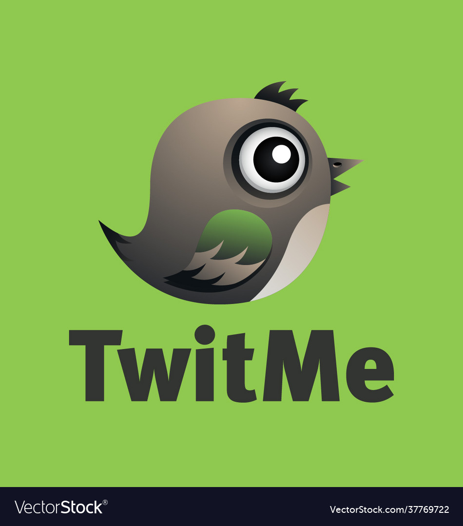Twit me Royalty Free Vector Image - VectorStock