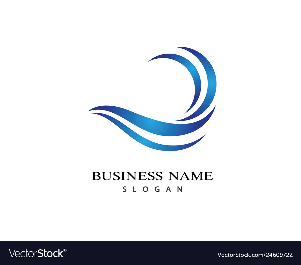 Wave symbol Royalty Free Vector Image - VectorStock