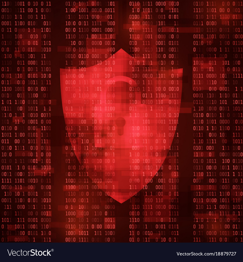 Concept cybercrime computer system hacking system Vector Image