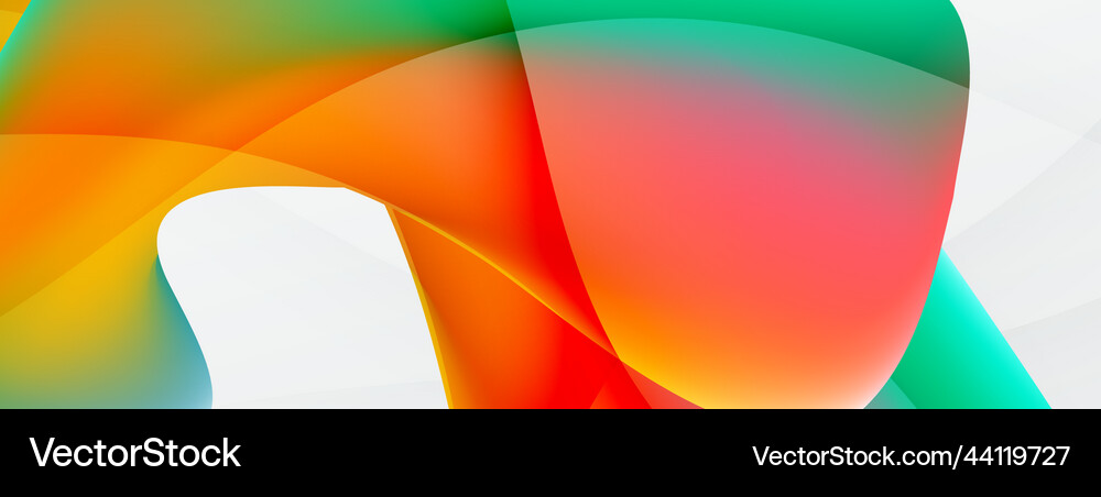 Fluid color abstract background liquid gradients Vector Image
