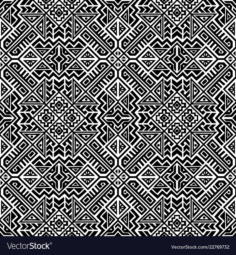 Creative geometric seamless pattern Royalty Free Vector
