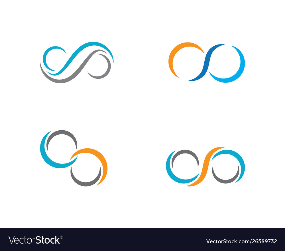 Infinity logo Royalty Free Vector Image - VectorStock