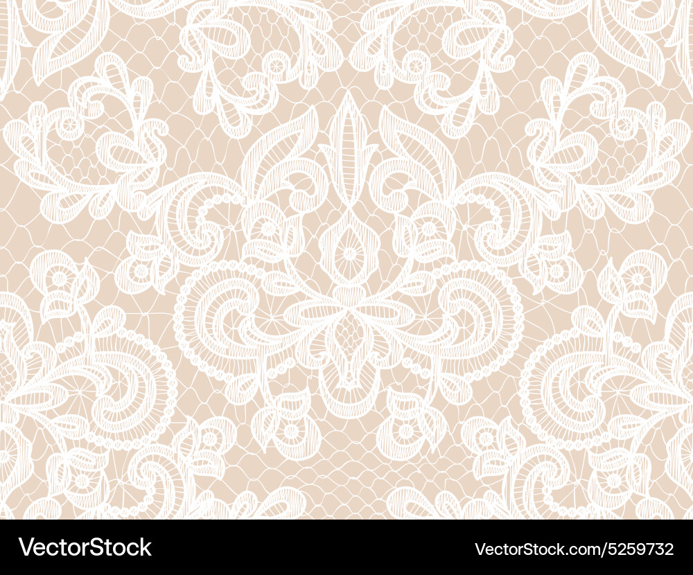 Seamless blue lace Royalty Free Vector Image - VectorStock