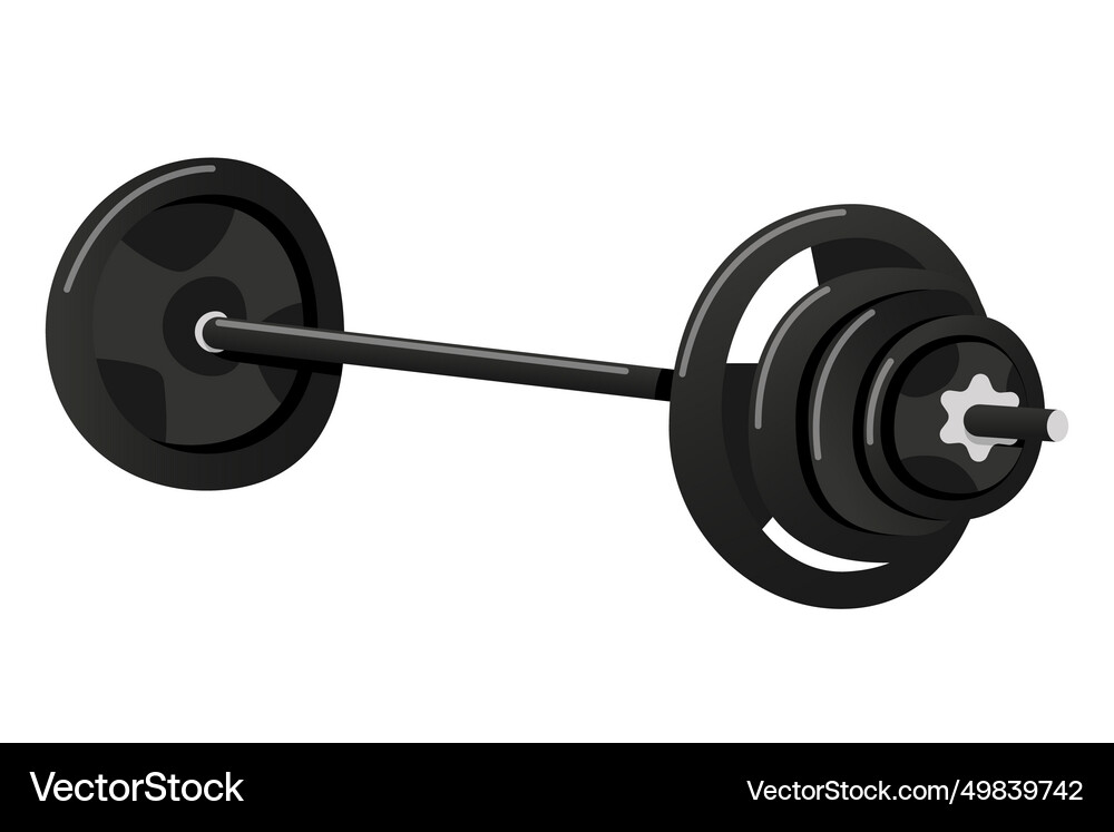 Hand drawn of dumbbell Royalty Free Vector Image