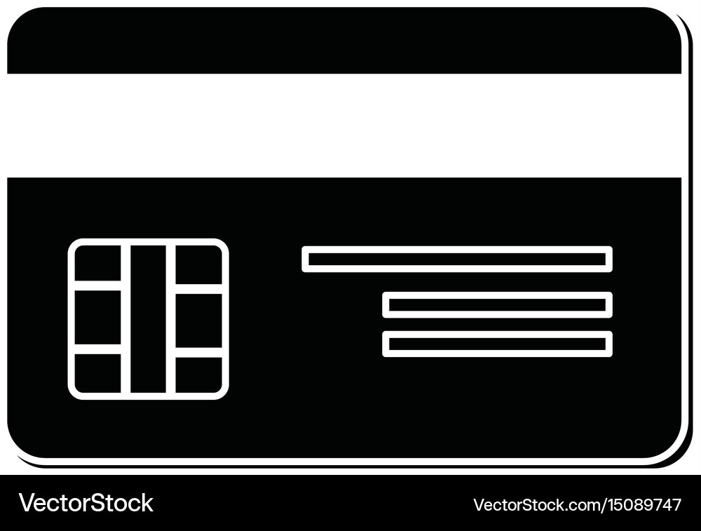 Credit card bank Royalty Free Vector Image - VectorStock