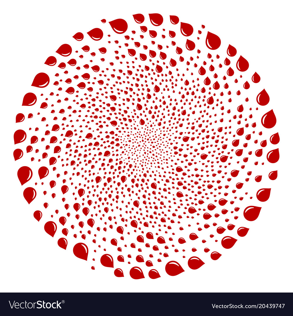 Drop cycle sphere Royalty Free Vector Image - VectorStock