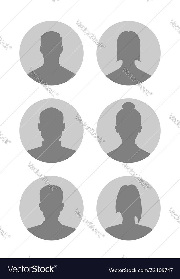 Profiles Royalty Free Vector Image - VectorStock