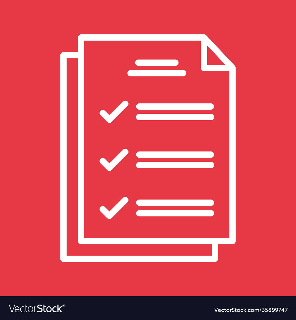 Test icon Royalty Free Vector Image - VectorStock