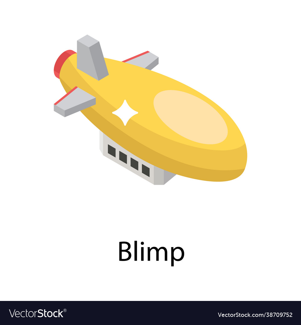 Blimp Royalty Free Vector Image - VectorStock