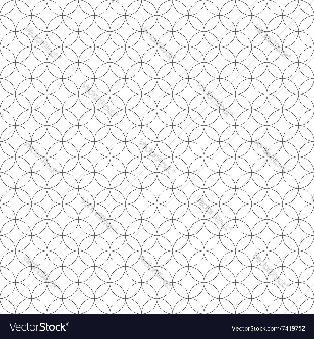 Circle seamless pattern Royalty Free Vector Image