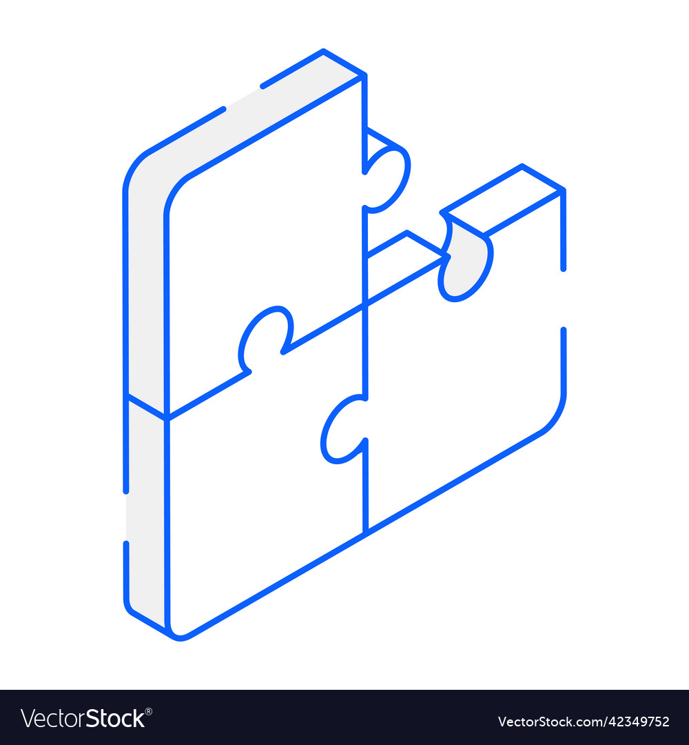 Jigsaw Royalty Free Vector Image - VectorStock