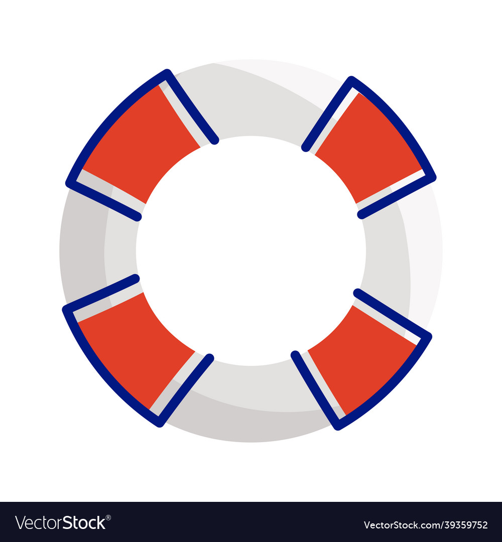 Lifeguard float icon Royalty Free Vector Image