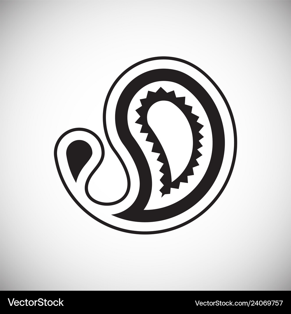 Buta icon on white background for graphic and web Vector Image