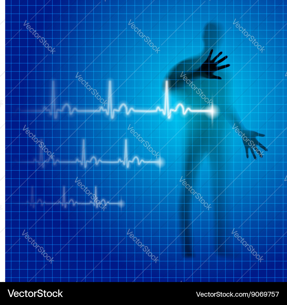 Heartbeat Royalty Free Vector Image - VectorStock
