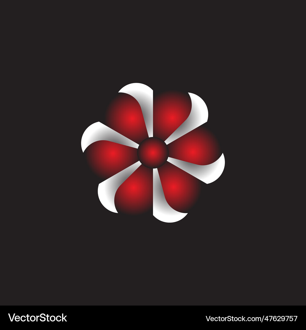 Love logo and background flat design trendy Vector Image