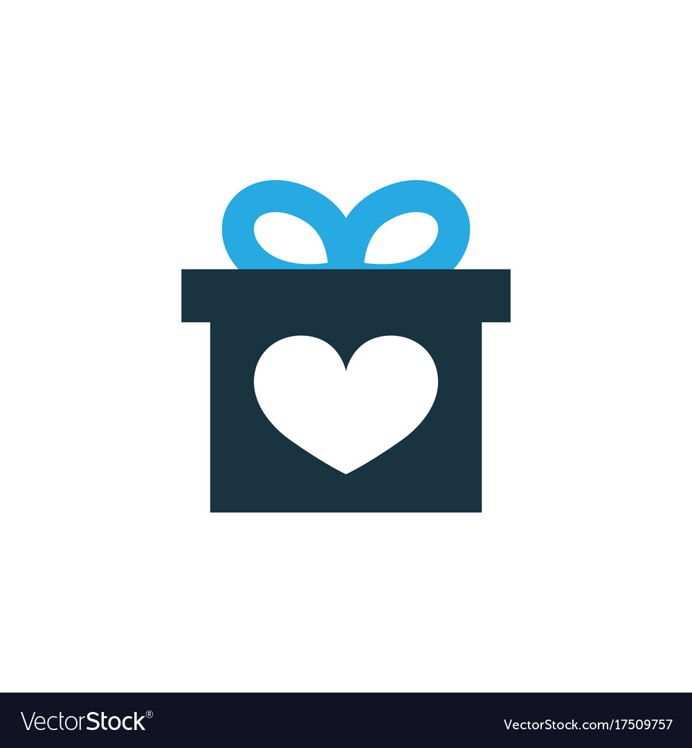Present colorful icon symbol premium quality Vector Image Present colorful icon symbol premium quality Vector Image