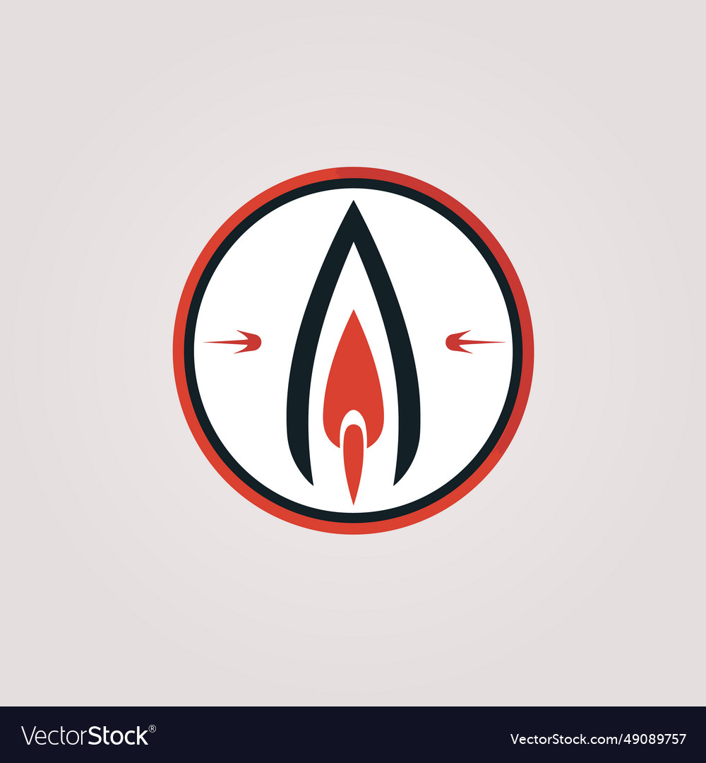 Software company filled colorful logo Royalty Free Vector